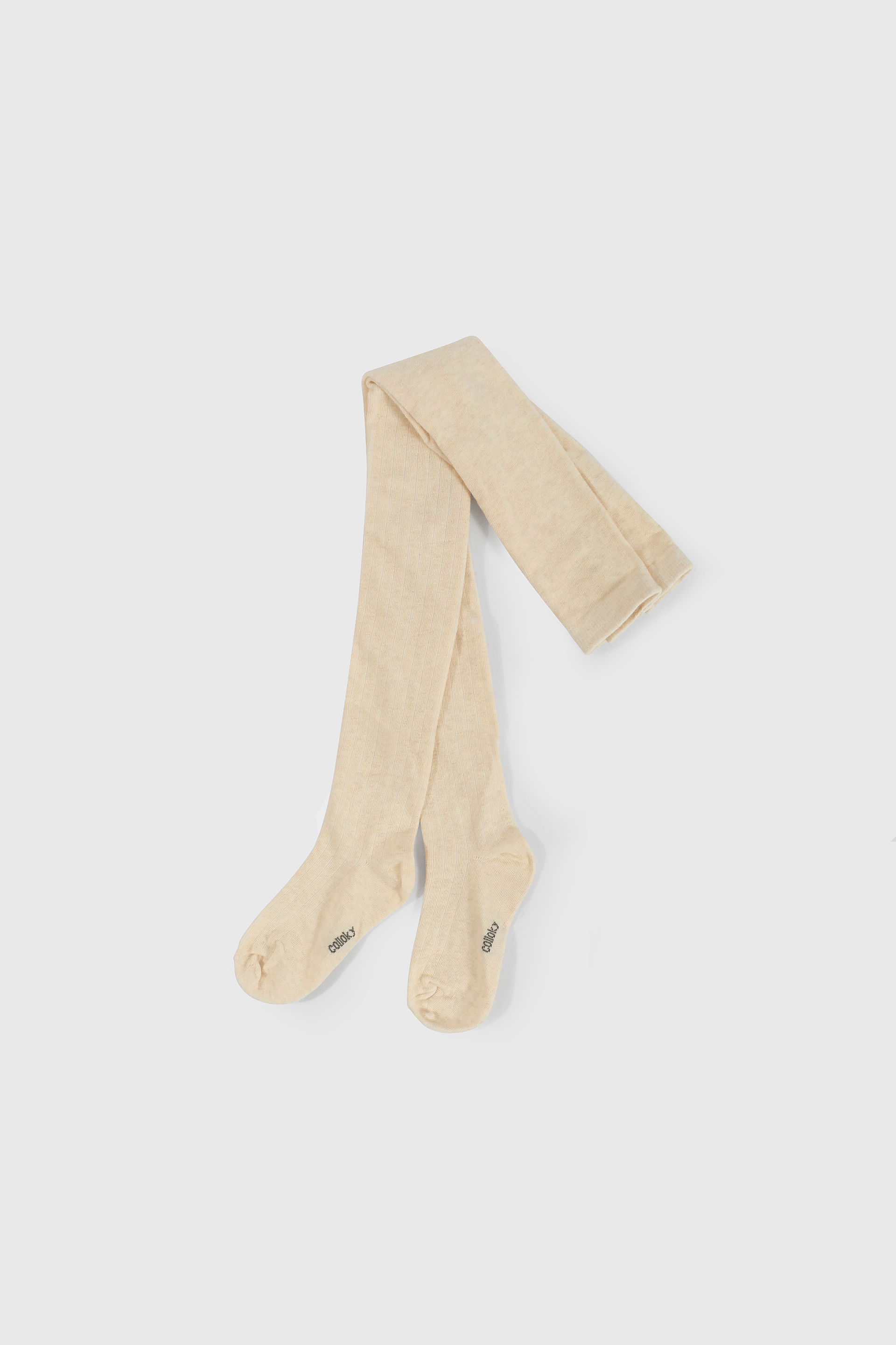 Panty Unitaria de Rib Beige de Niño Talla 2/4A a 10/12A